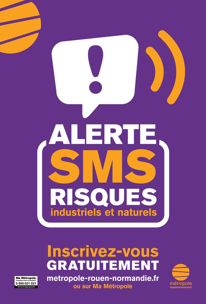 La Métropole Rouen Normandie lance son système d’alerte SMS « Risques ...